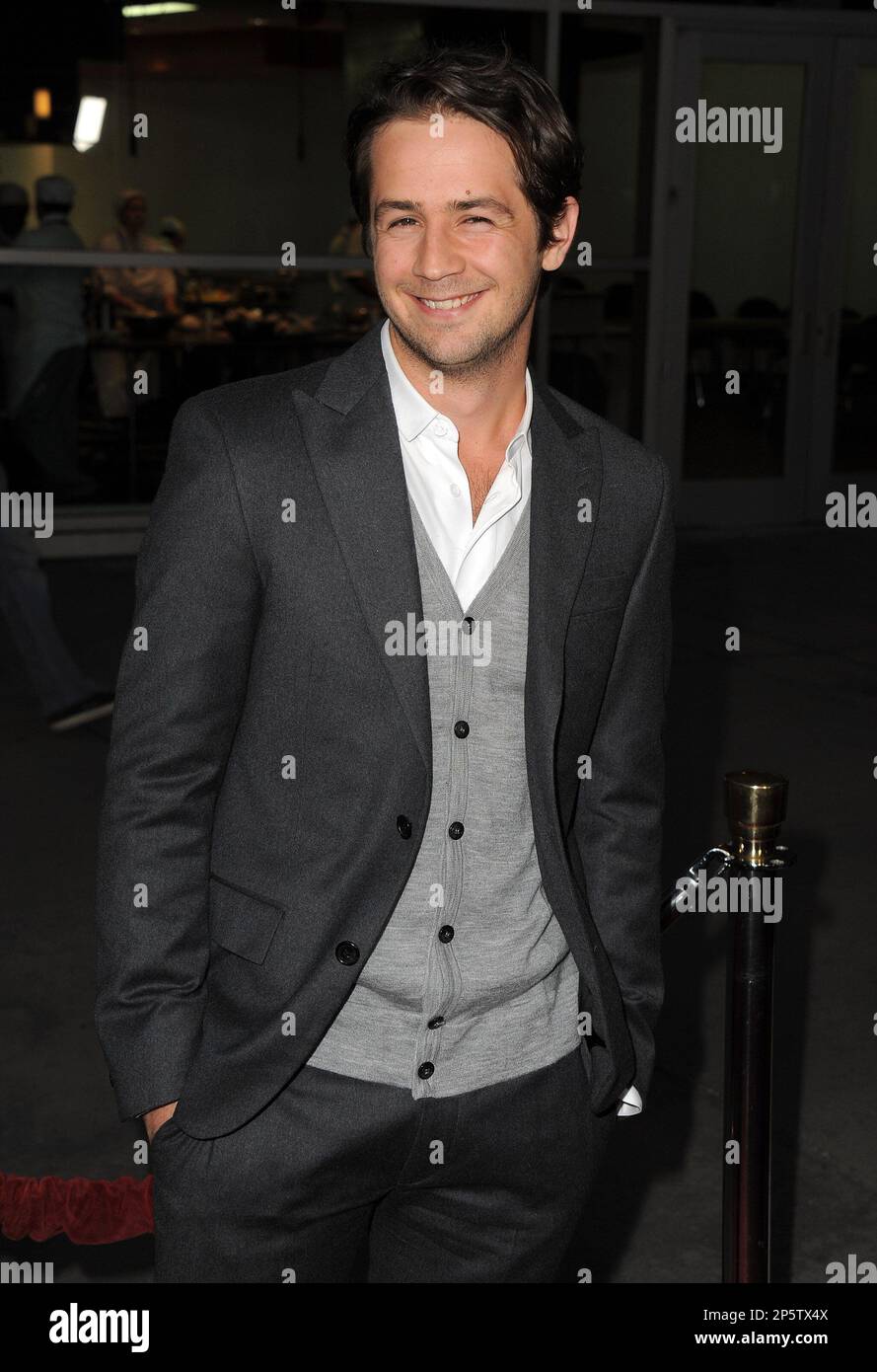 HOLLYWOOD, CA - MARCH 22: Actor Michael Angarano arrives at the ...