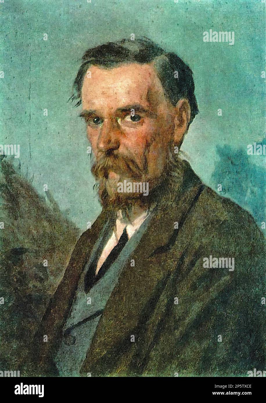Рыбаков - Русская школа - XIX век - Nevrev Nikolai - Portrait of N.I ...