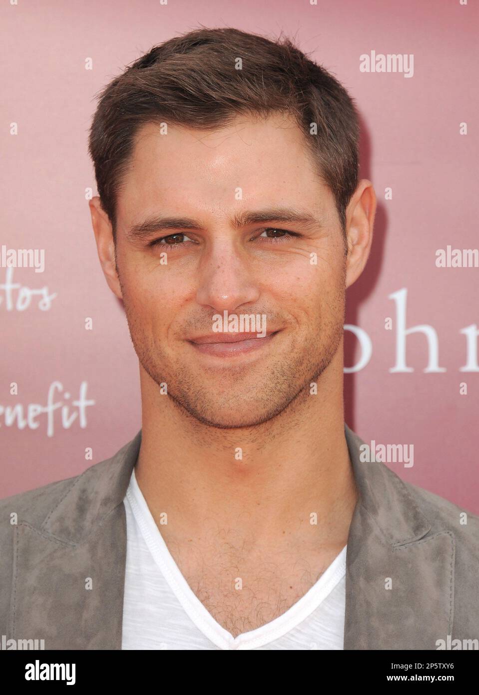 LOS ANGELES, CA - MARCH 13: Actor Sam Page arrives at the John Varvatos ...