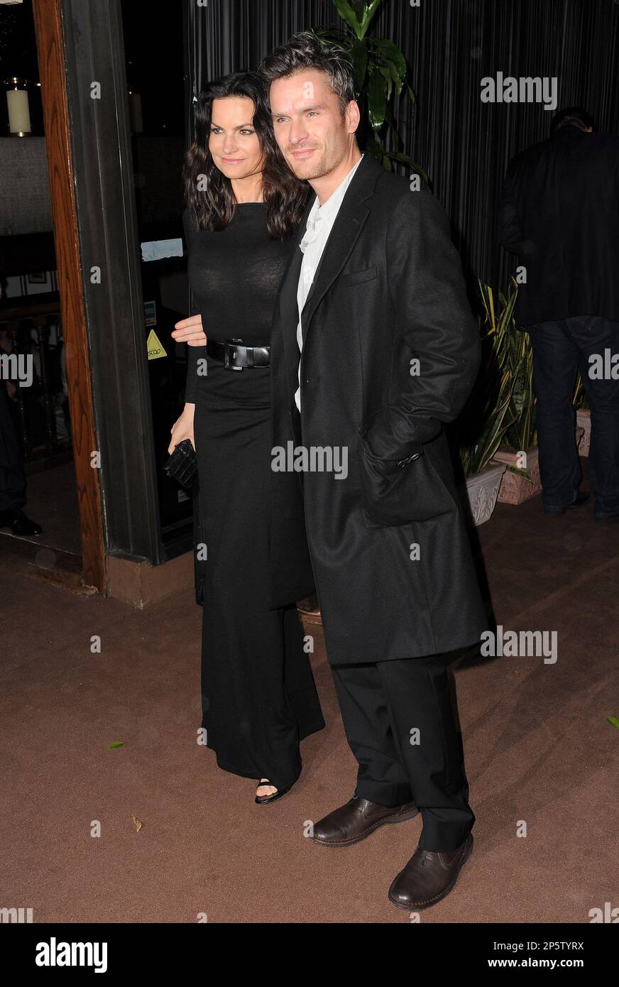 LOS ANGELES, CA - FEBRUARY 26: Rosetta Millington and Balthazar Getty ...