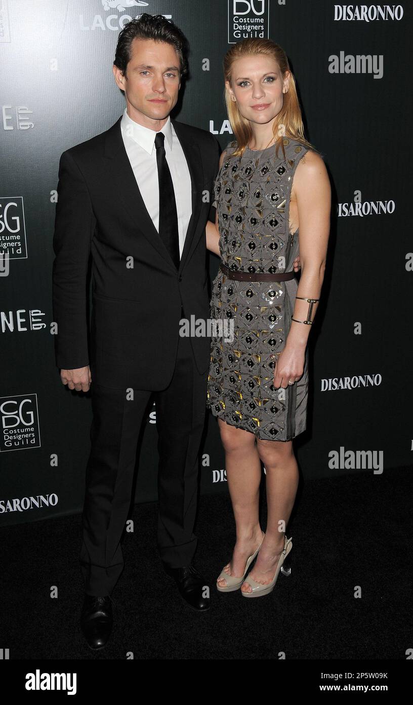 BEVERLY HILLS, CA - FEBRUARY 22: Actor Hugh Dancy and Claire Danes ...