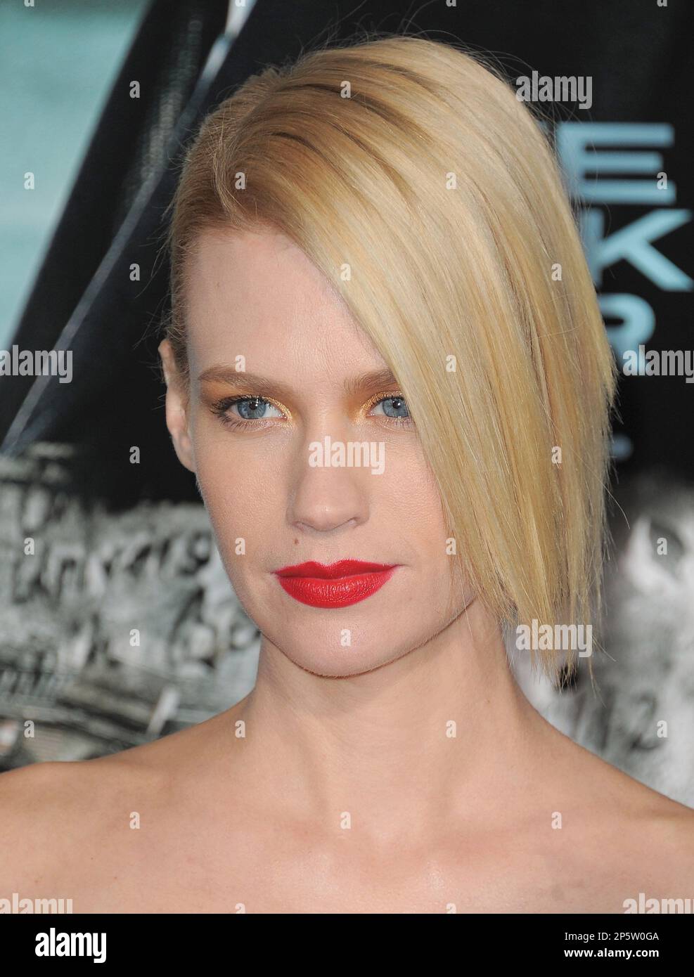WESTWOOD, CA - FEBRUARY 16: Actress January Jones arrives at the ...