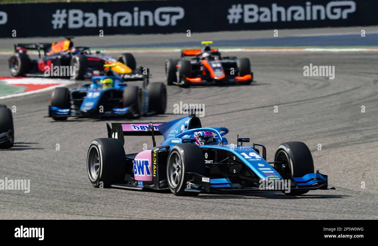 Invicta Virtuosi Racing's Jack Doohan during the F2 Feature Race ahead ...