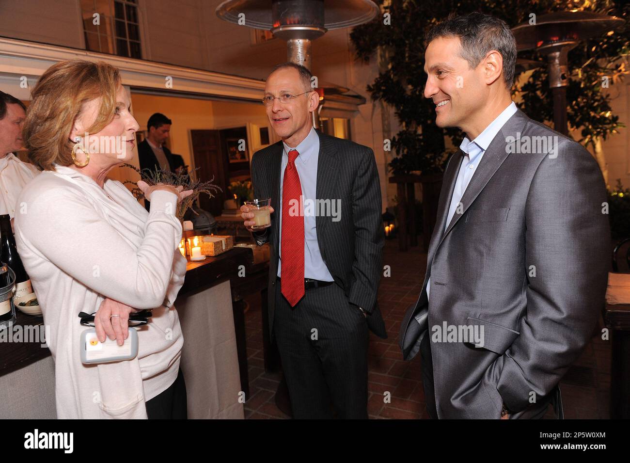 LOS ANGELES, CA - FEBRUARY 10: Megan Chernin, Ari Emanuel and Dr ...
