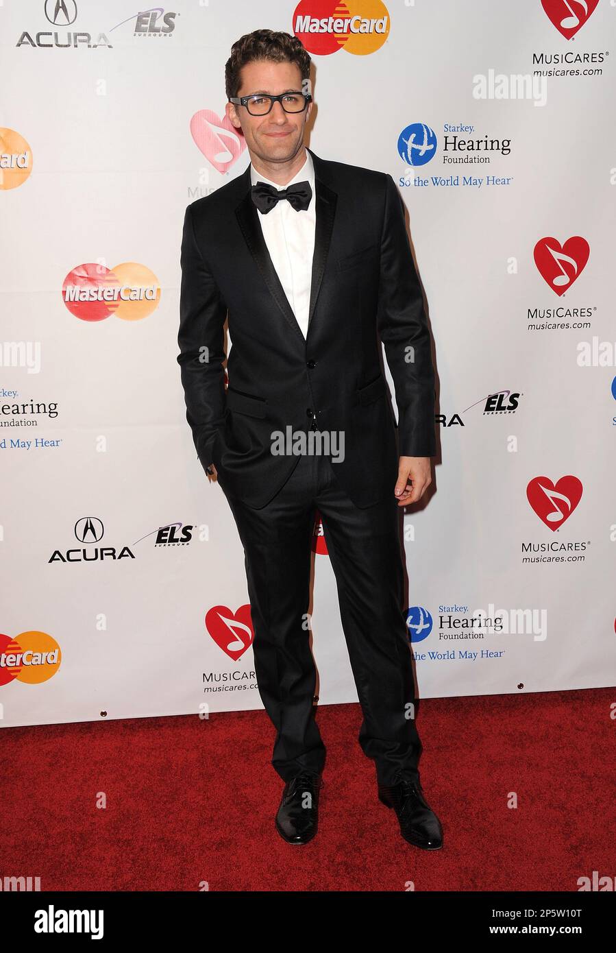 LOS ANGELES, CA - FEBRUARY 11: Actor Matthew Morrison arrives at the ...