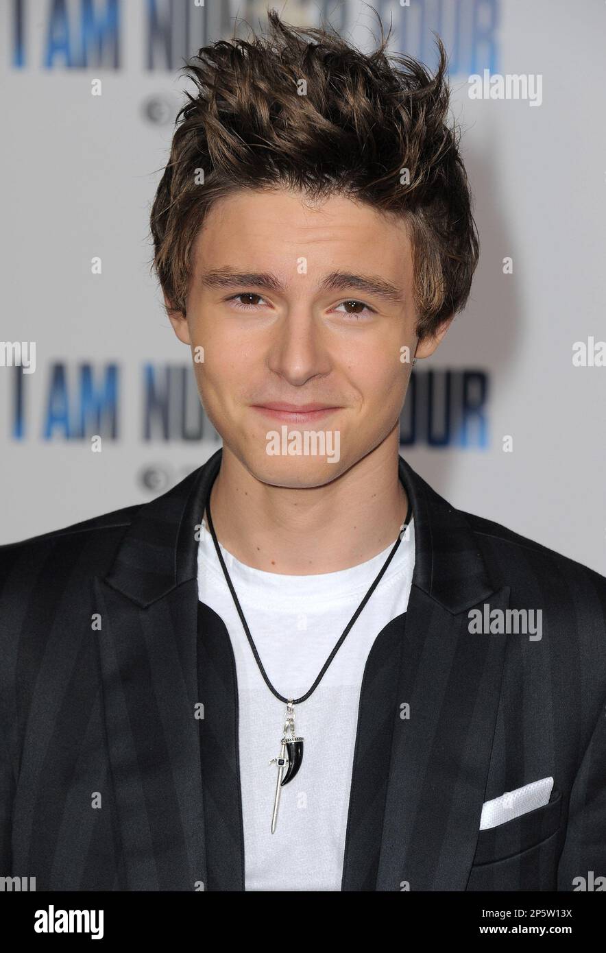 WESTWOOD, CA - FEBRUARY 09: Actor Callan McAuliffe arrives at the "I Am ...