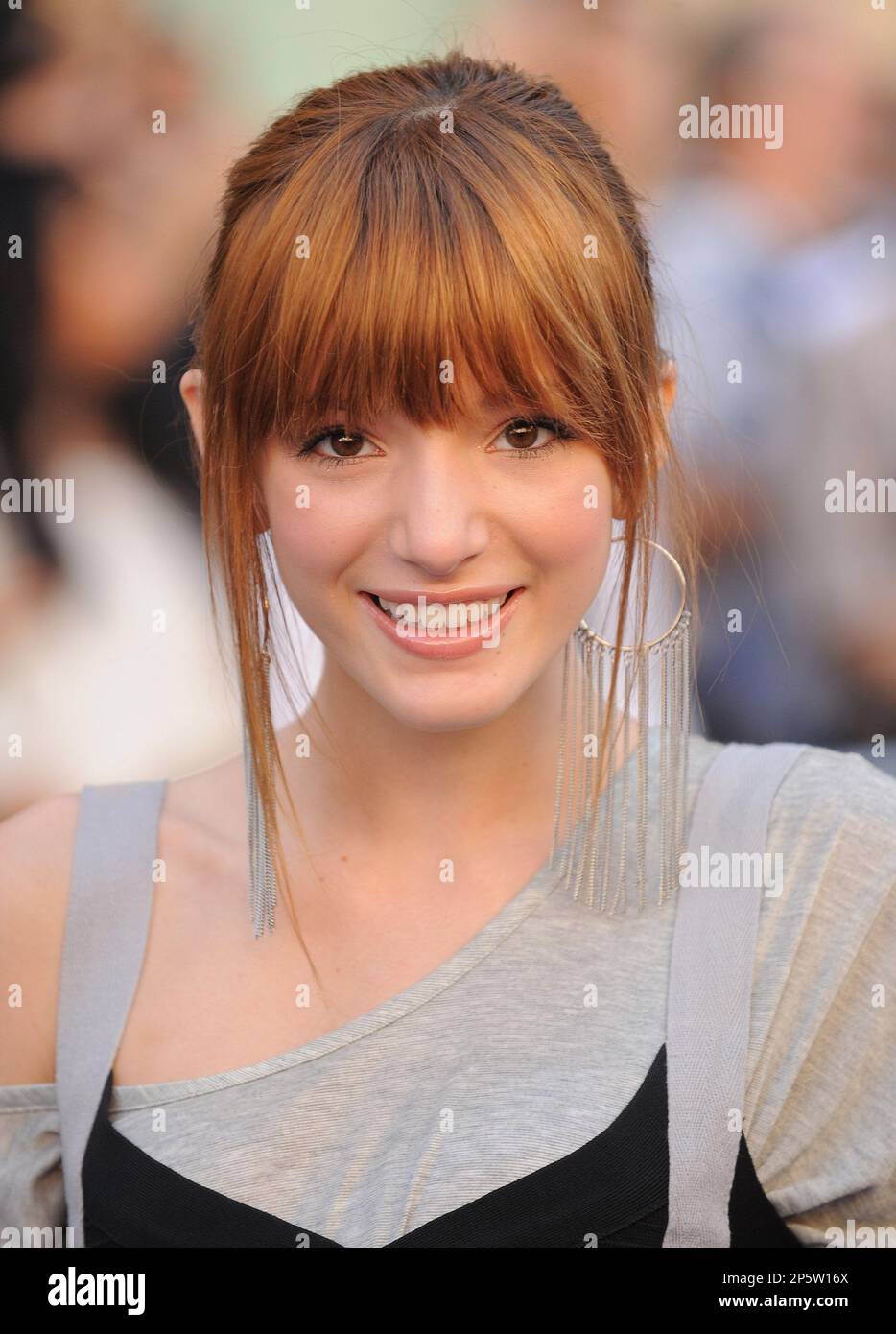 HOLLYWOOD, CA - JANUARY 23: Actress Bella Thorne arrives at the "Gnomeo ...