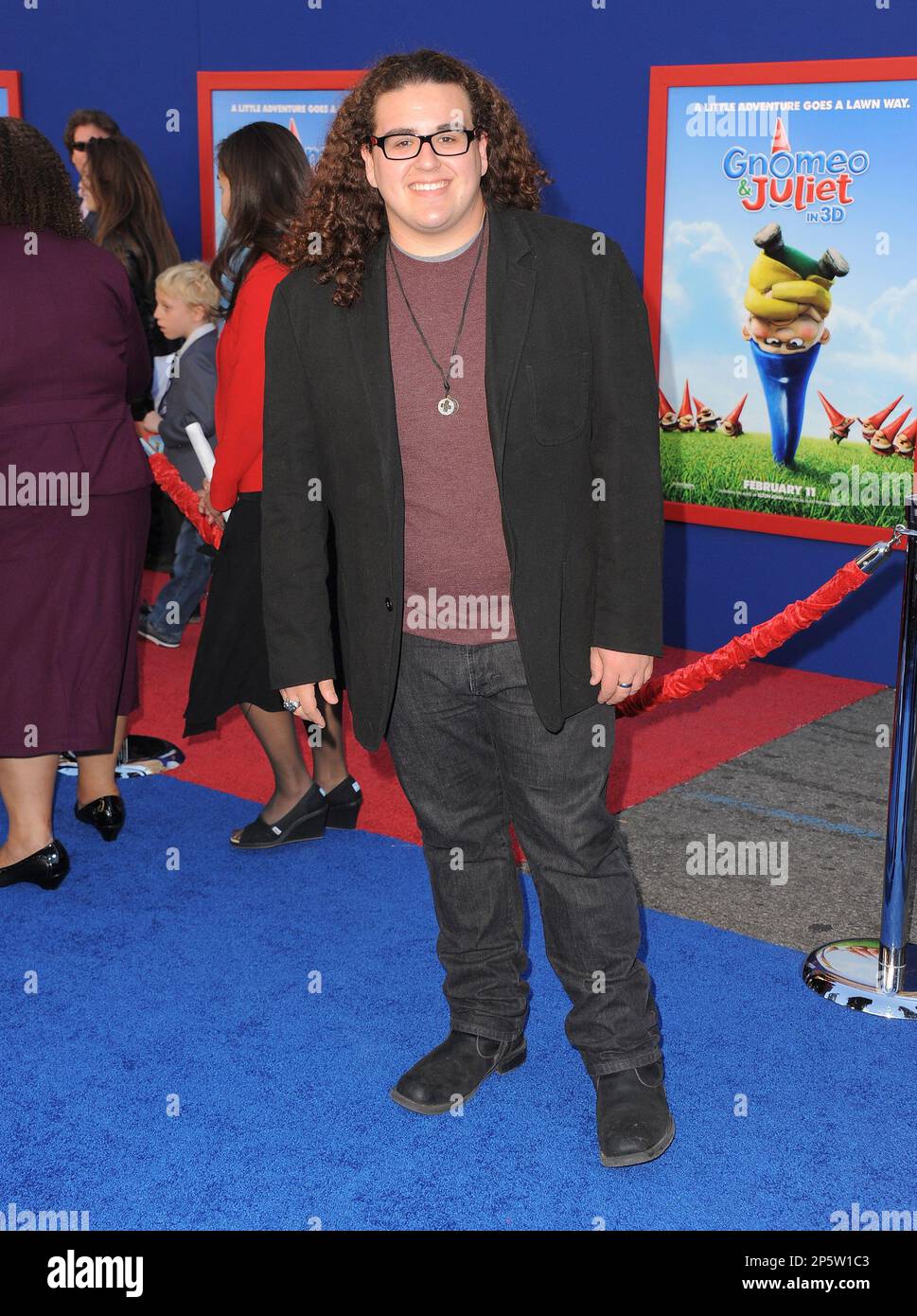 HOLLYWOOD, CA - JANUARY 23: Matthew Timmons arrives at the "Gnomeo And ...