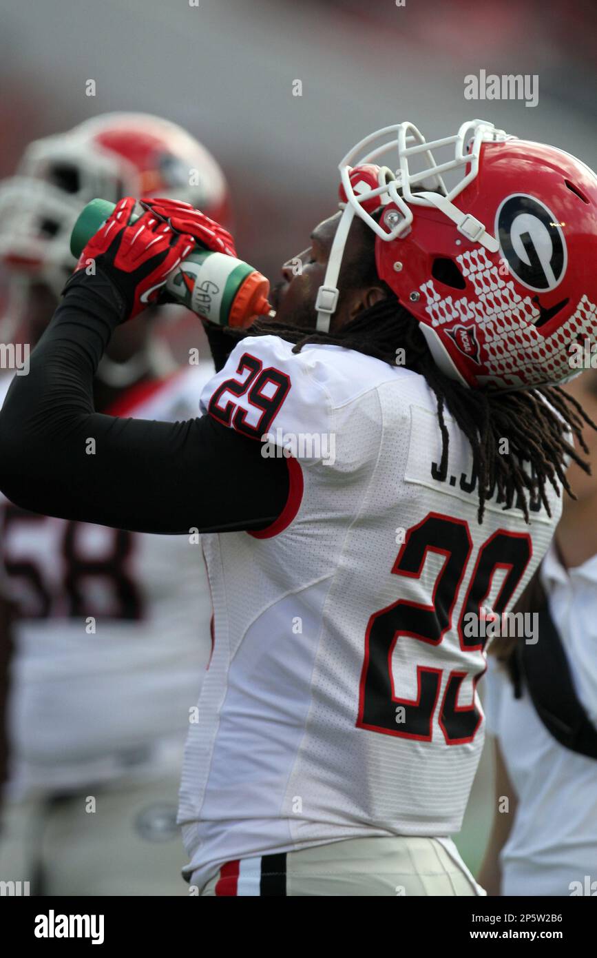 Georgia Bulldogs linebacker Jarvis Jones (29) during the NCAA Capital ...