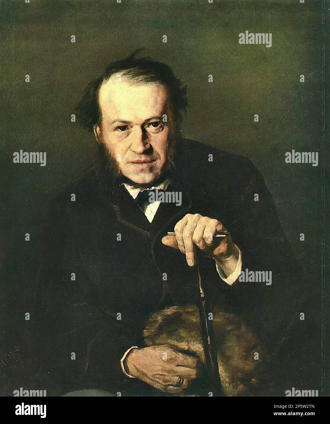 Перов Василий - Портрет Василия Бессонова - Русская школа - XIX век ...