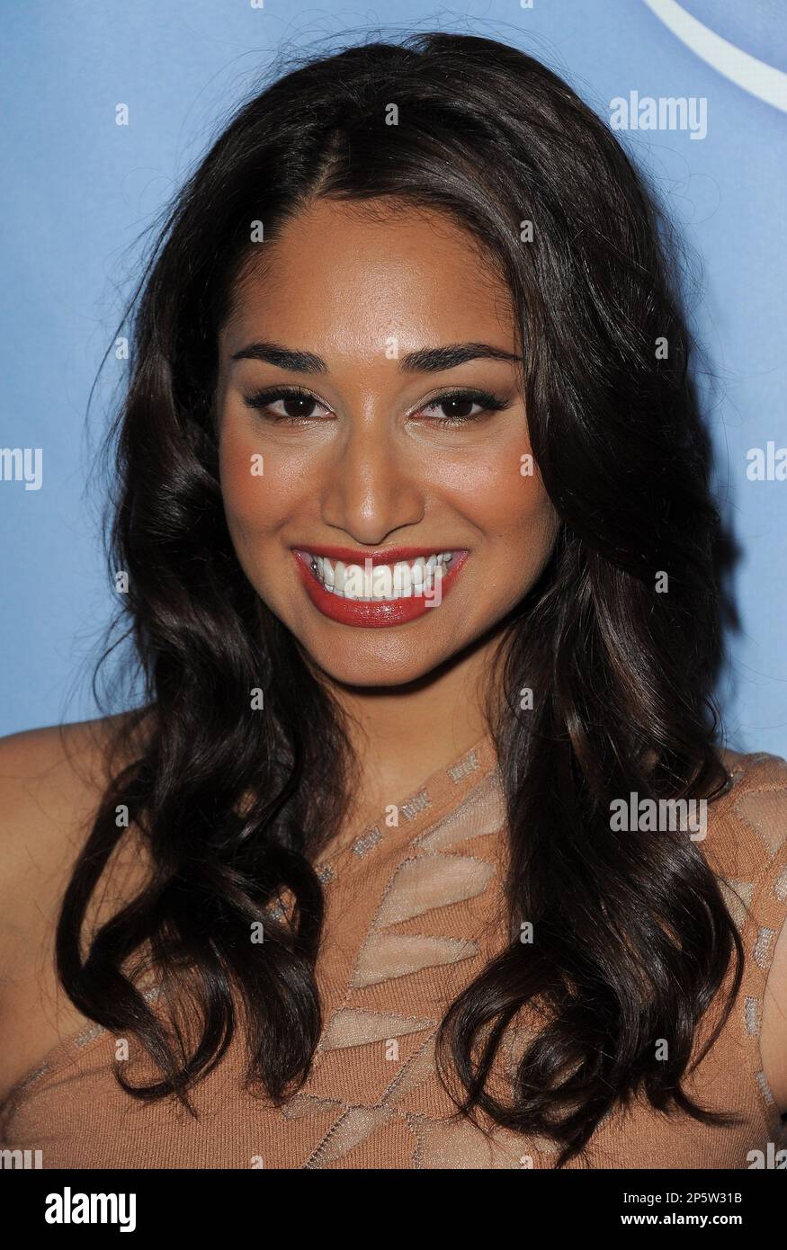 PASADENA, CA - JANUARY 13: Meaghan Rath arrives at the NBC Universal ...