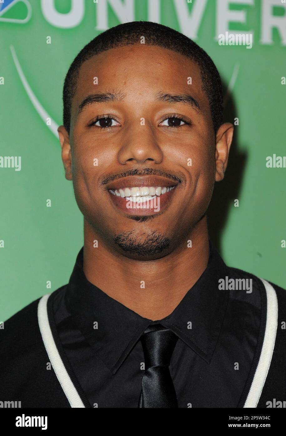 PASADENA, CA - JANUARY 13: Michael B. Jordan arrives at the NBC ...