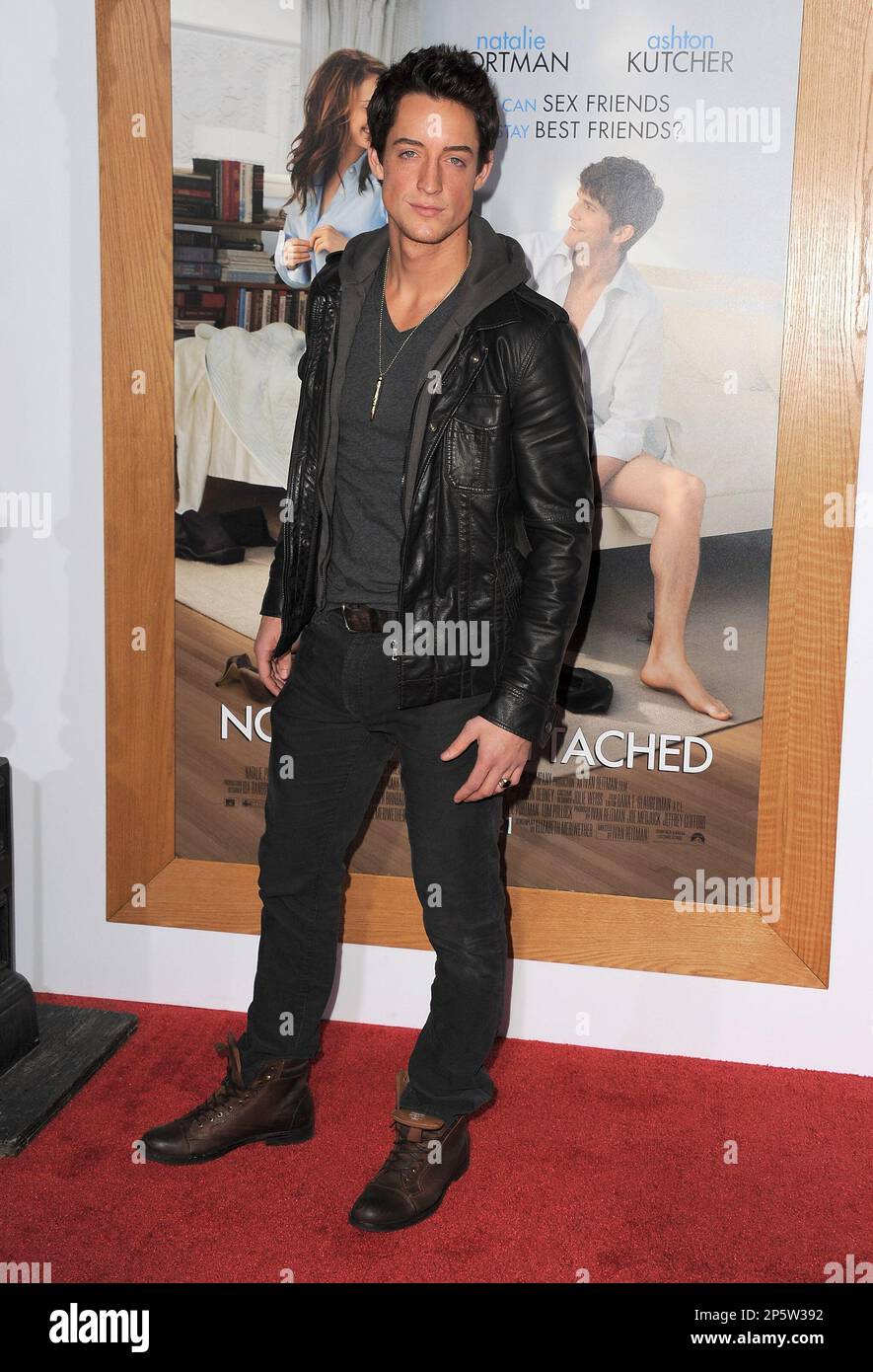 WESTWOOD, CA - JANUARY 11: Actor Justin Price arrives at the "No ...