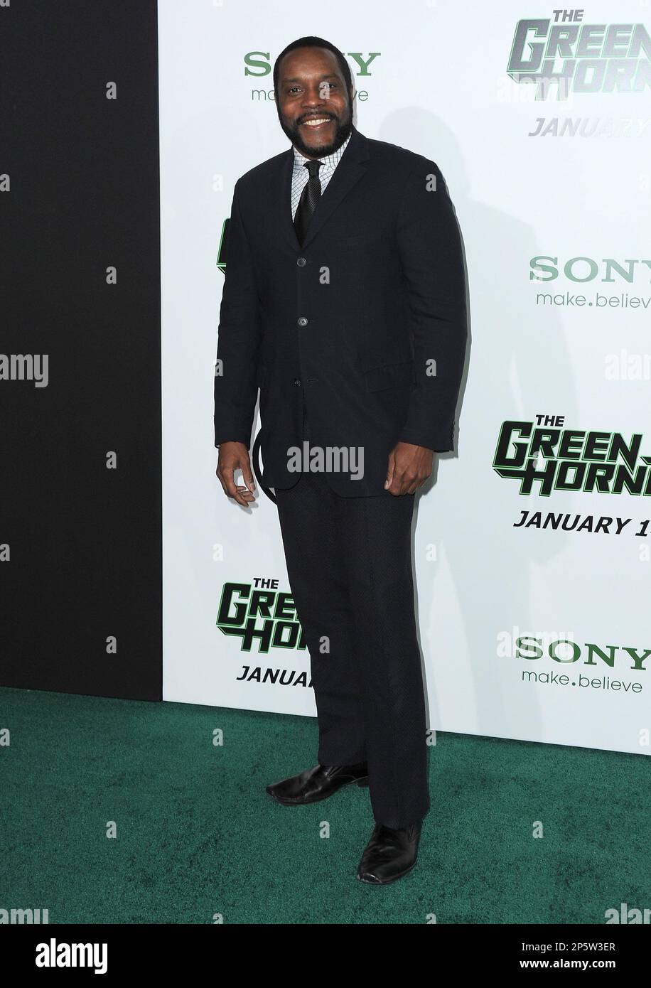 HOLLYWOOD, CA - JANUARY 10: Actor Chad Coleman arrives at "The Green ...