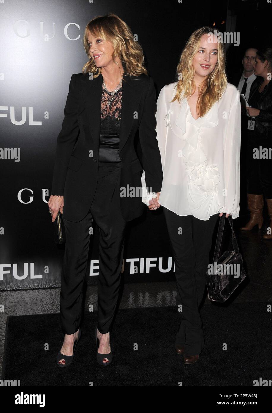 LOS ANGELES, CA - DECEMBER 14: Actress Melanie Griffith and Stella ...