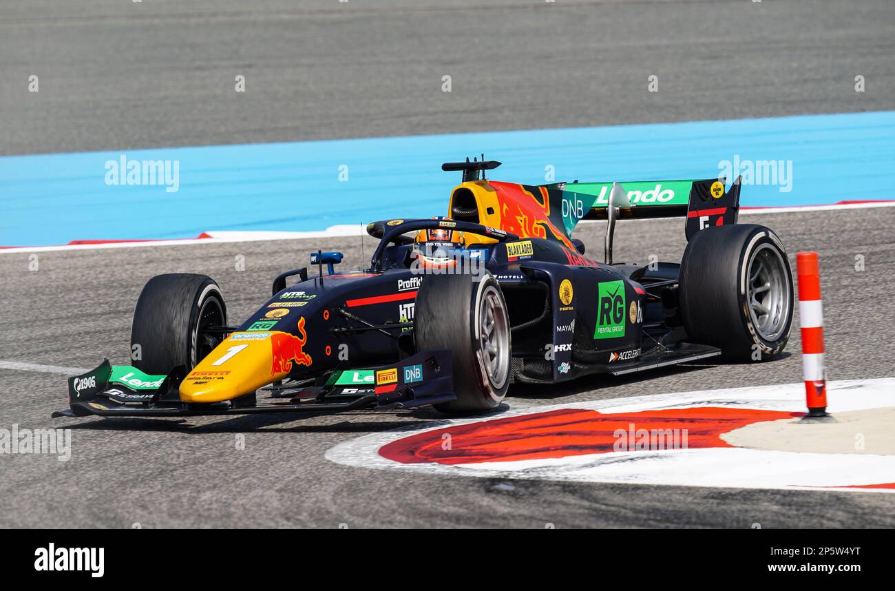 MP Motorsport's Dennis Hauger during the F2 Feature Race ahead of the ...