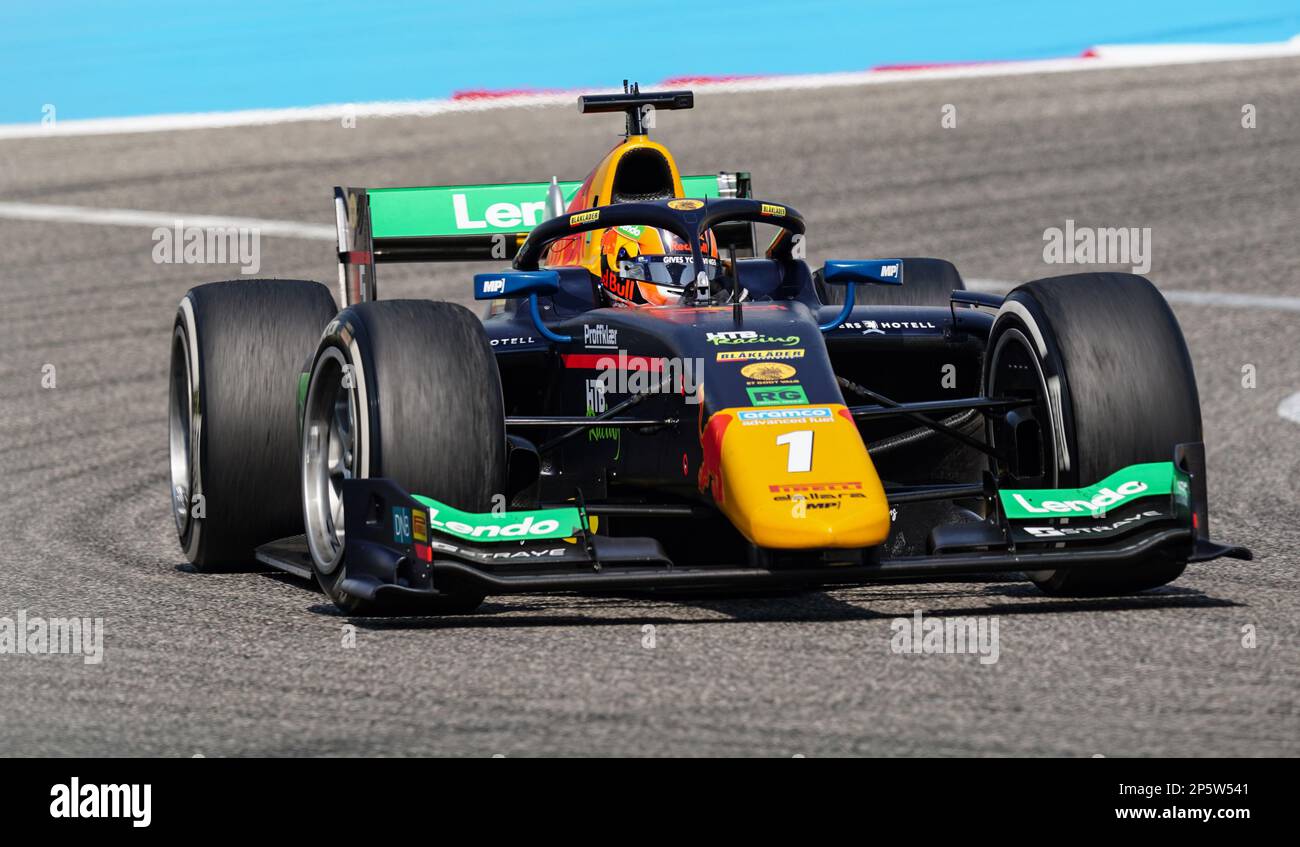 MP Motorsport's Dennis Hauger during the F2 Feature Race ahead of the ...