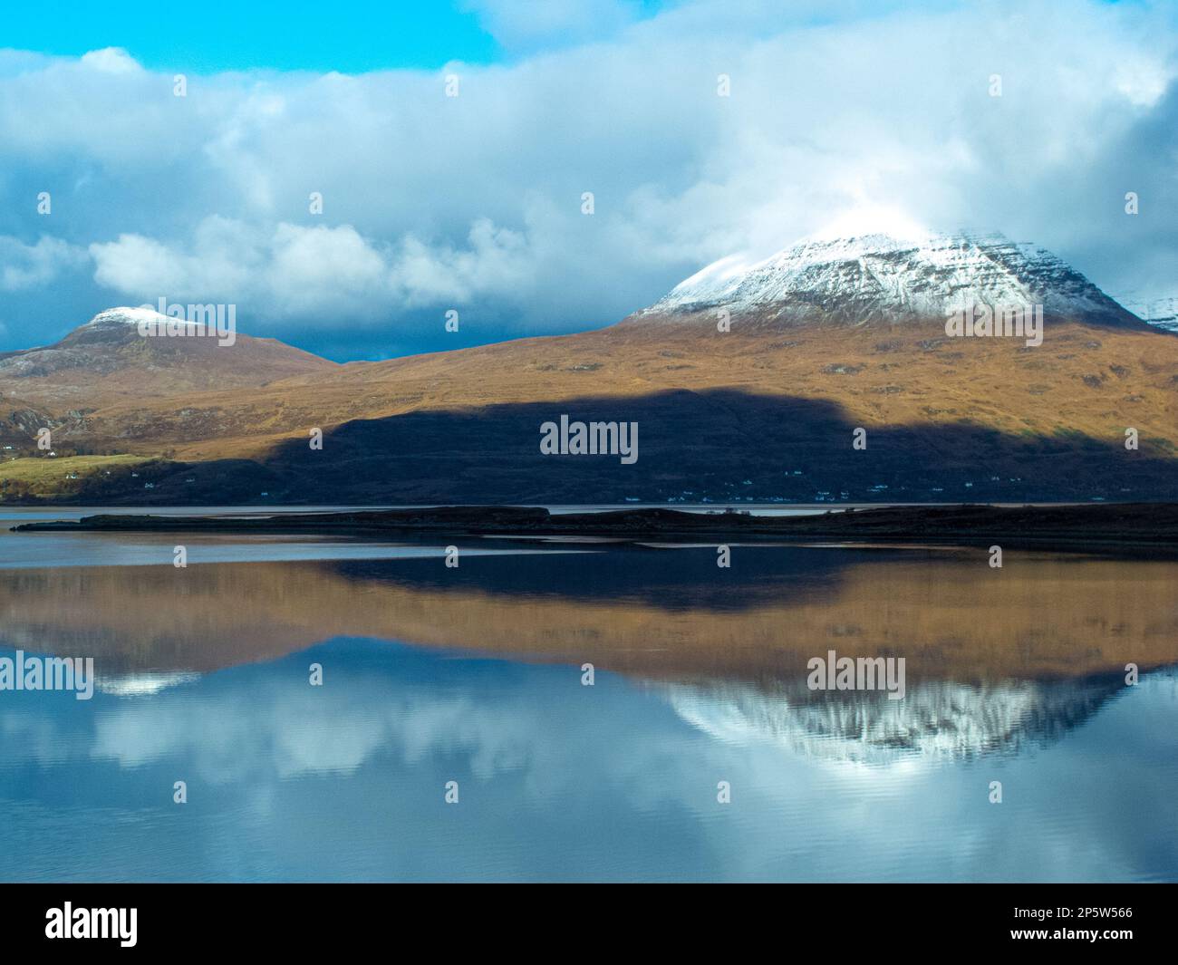 Snow Capped Torridon Mountains Scotland Stock Photo - Alamy