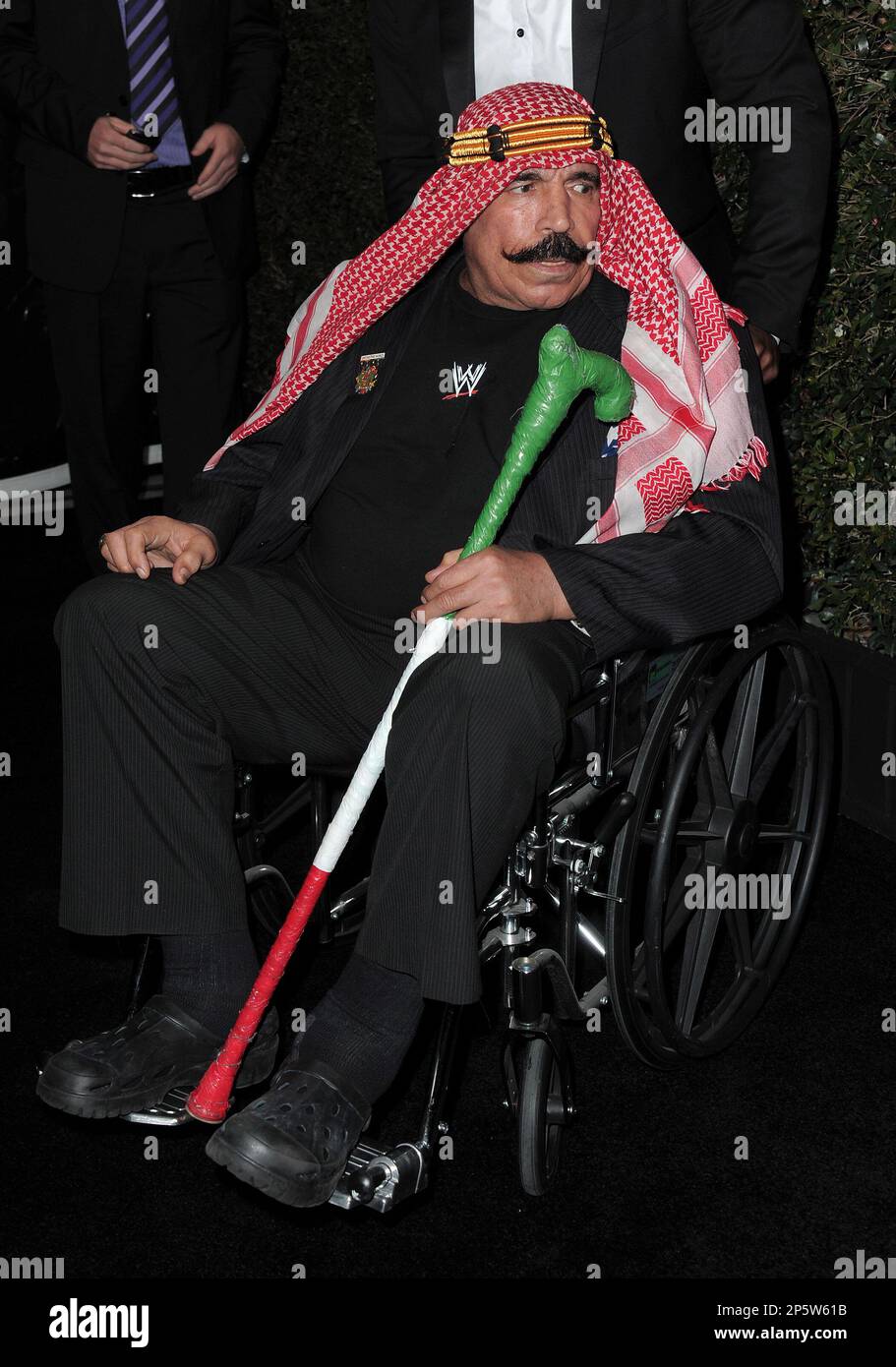LOS ANGELES, CA - NOVEMBER 21: Iron Sheik arrives at the 2010 American ...