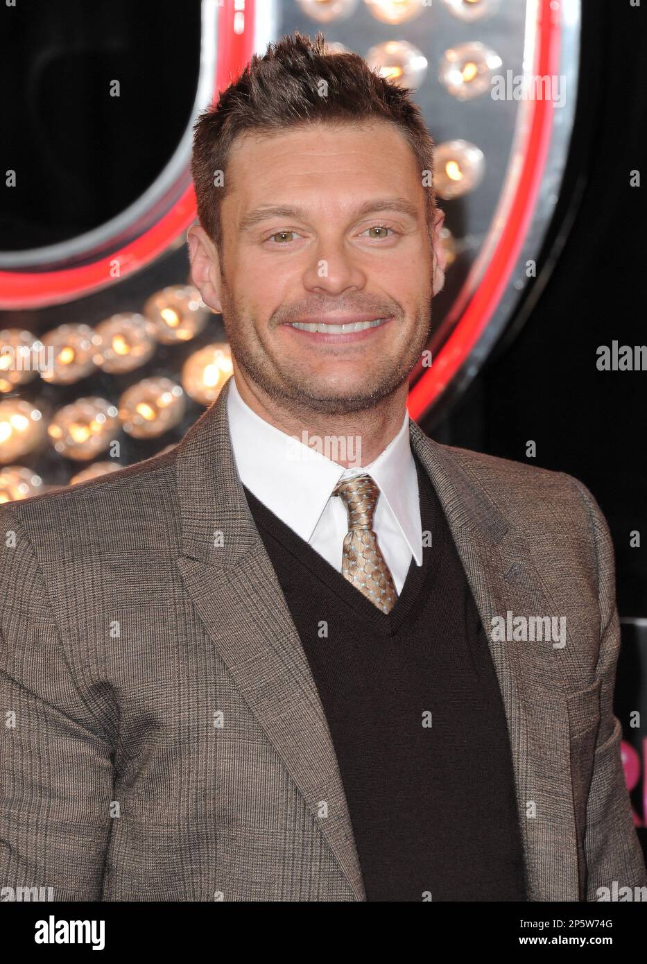 LOS ANGELES, CA - NOVEMBER 15: Television personality Ryan Seacrest arrives at the premiere Of ...