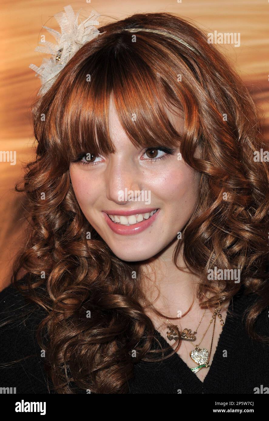 HOLLYWOOD - NOVEMBER 14: Actress Bella Thorne arrives at the "Tangled ...