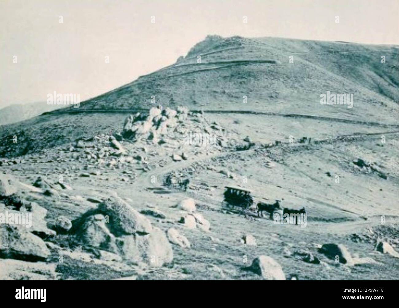 Carriage Road - Pikes Peak series of photographs - Charles S. Lee ...