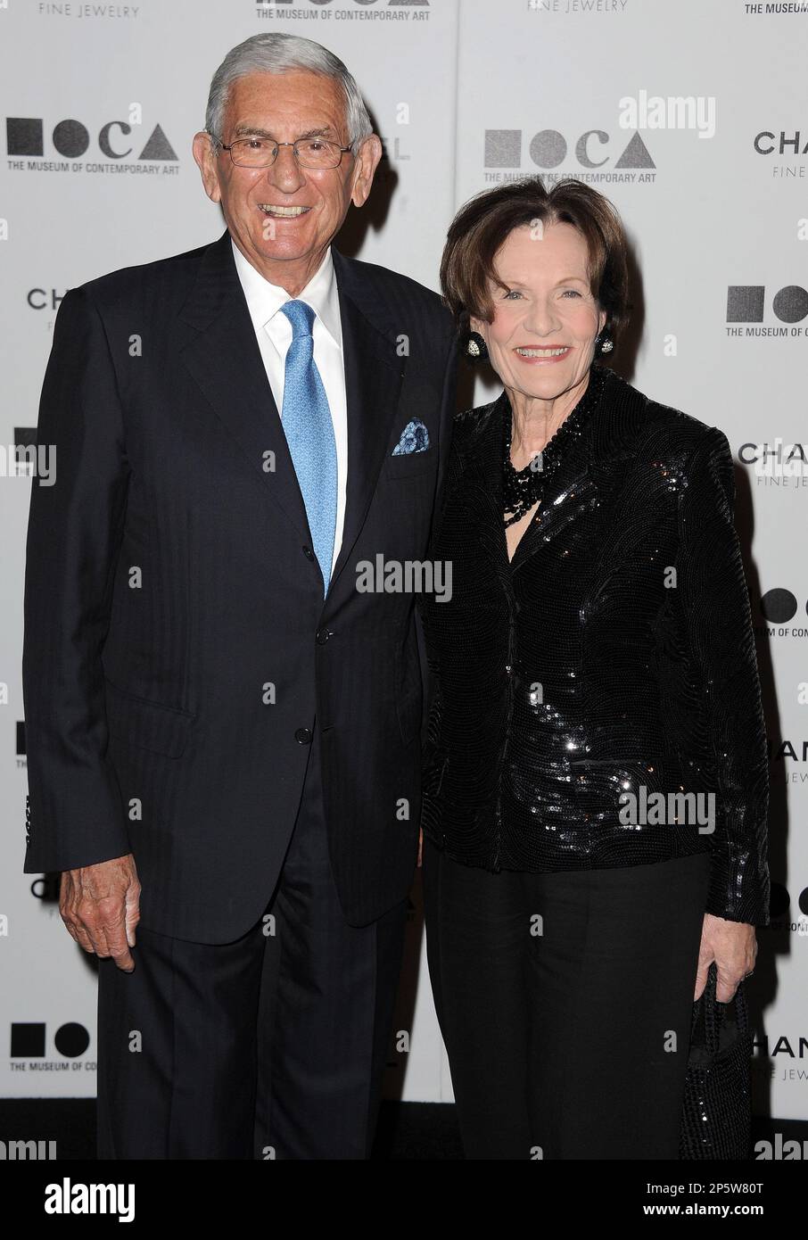LOS ANGELES, CA - NOVEMBER 13: Eli Broad and wife Edythe Broad arrive ...