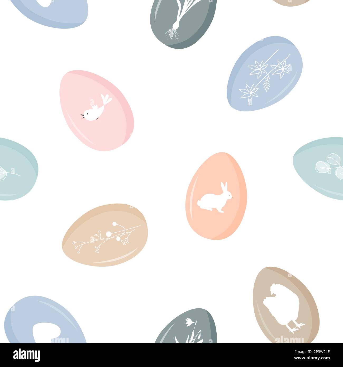 Easter seamless patterns. Spring pattern for banners, posters, cover ...