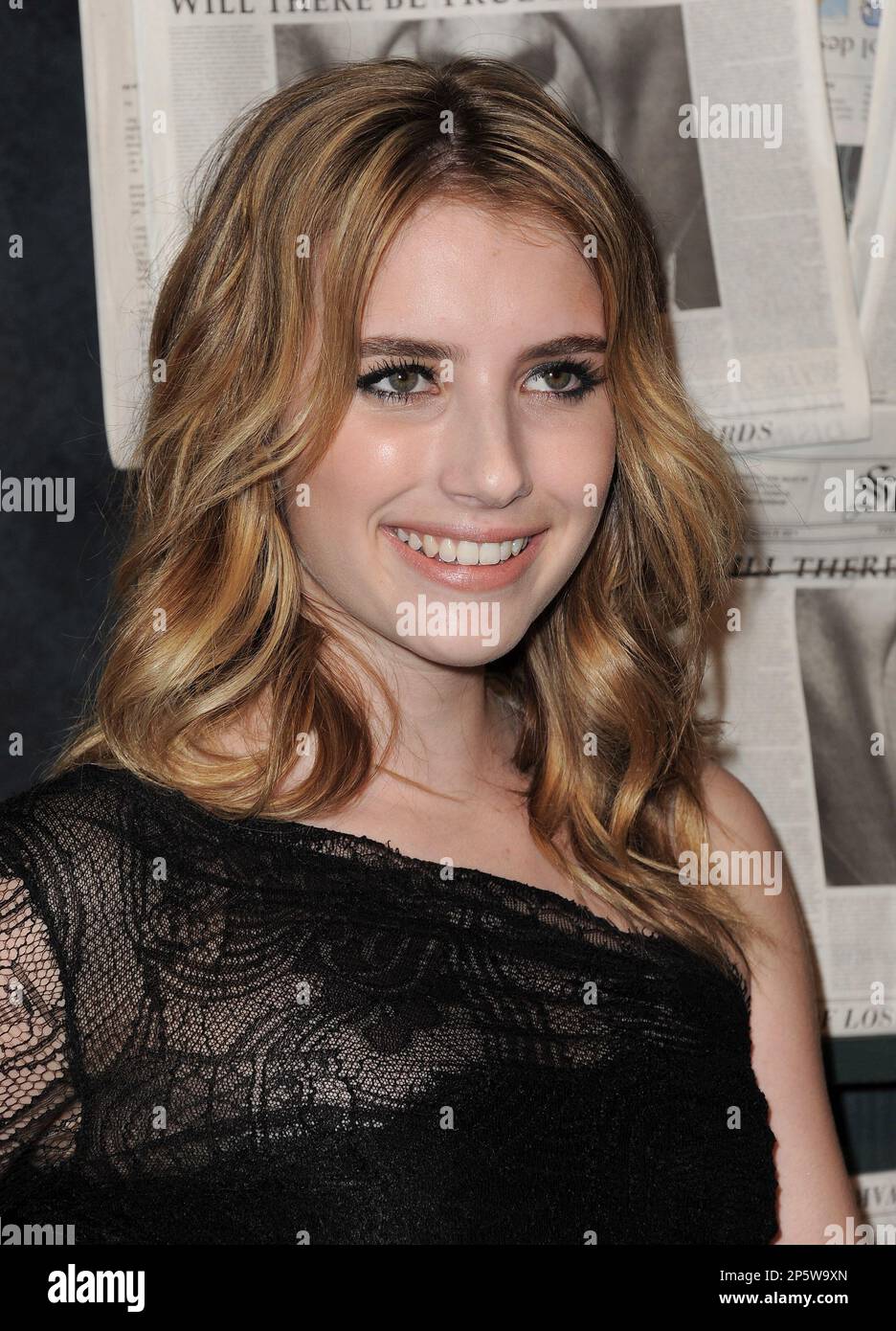 LOS ANGELES, CA - OCTOBER 16: Actress Emma Roberts arrives at Spike TV ...