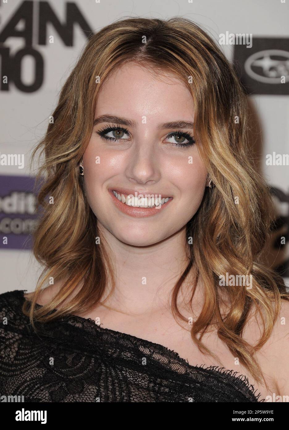 LOS ANGELES, CA - OCTOBER 16: Actress Emma Roberts arrives at Spike TV ...