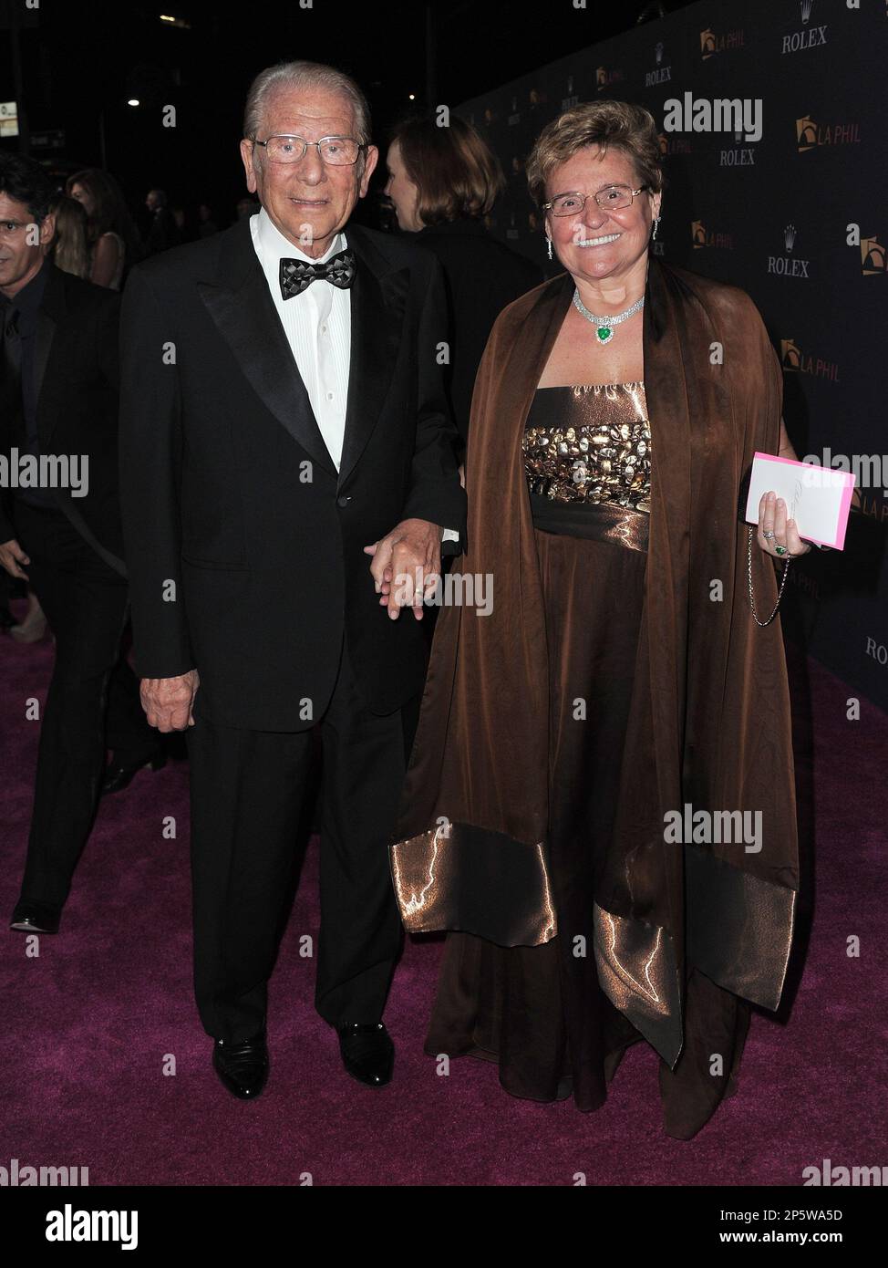 LOS ANGELES, CA - OCTOBER 07: Eli Broad and Edythe Broad attend the Los ...