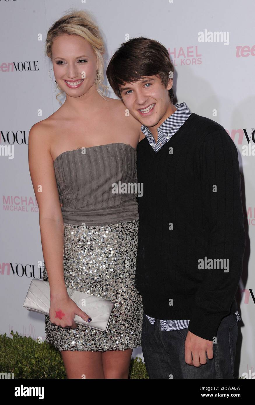 HOLLYWOOD - OCTOBER 01: Actress Molly McCook and actor Devon Werkheiser ...