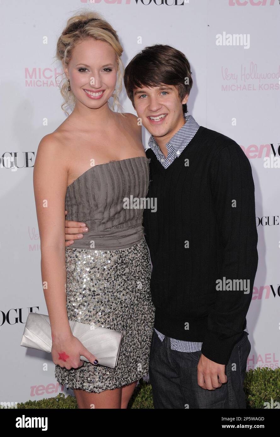 HOLLYWOOD - OCTOBER 01: Actress Molly McCook and actor Devon Werkheiser ...