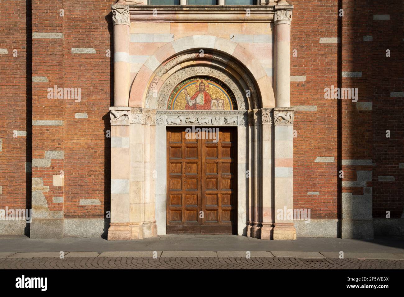 Italy, Lombardy, Milan, Piazza San Babila Square, San Babila Basilica ...