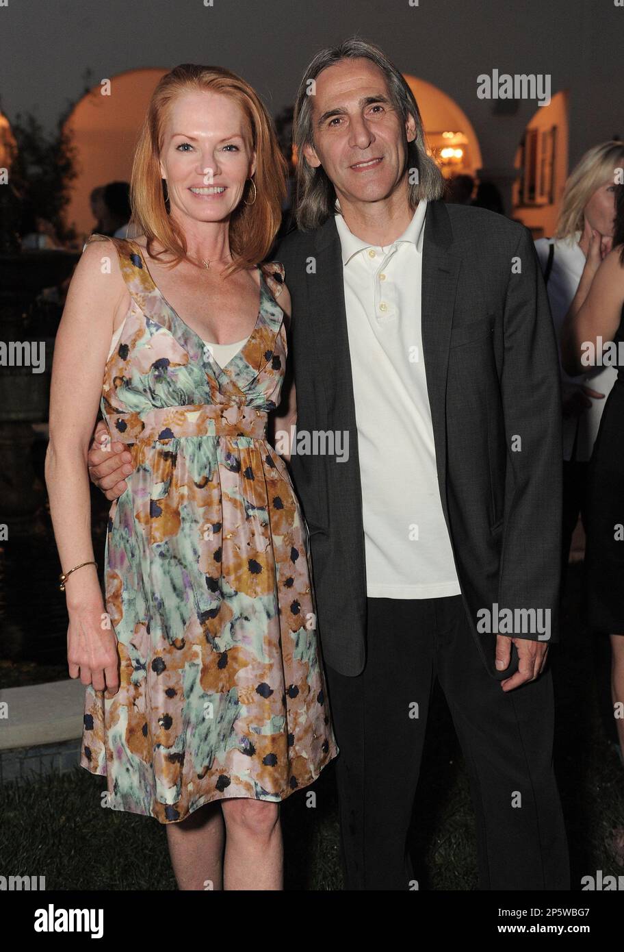 LOS ANGELES, CA - SEPTEMBER 28: Actress Marg Helgenberger and Alan ...