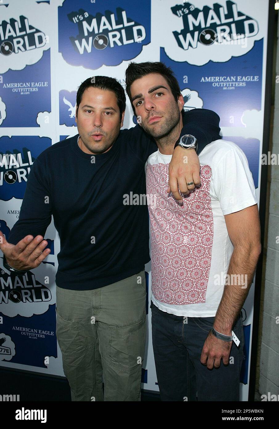 HOLLYWOOD - JULY 31: Actor Greg Grunberg and actor Zachary Quinto ...