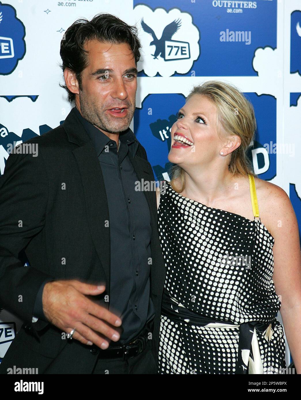 HOLLYWOOD - JULY 31: Actor Adrian Pasdar and musician Natalie Maines ...