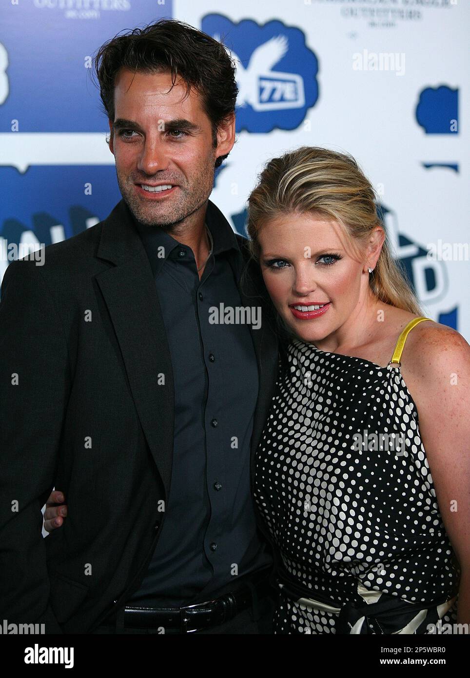 HOLLYWOOD - JULY 31: Actor Adrian Pasdar and musician Natalie Maines ...