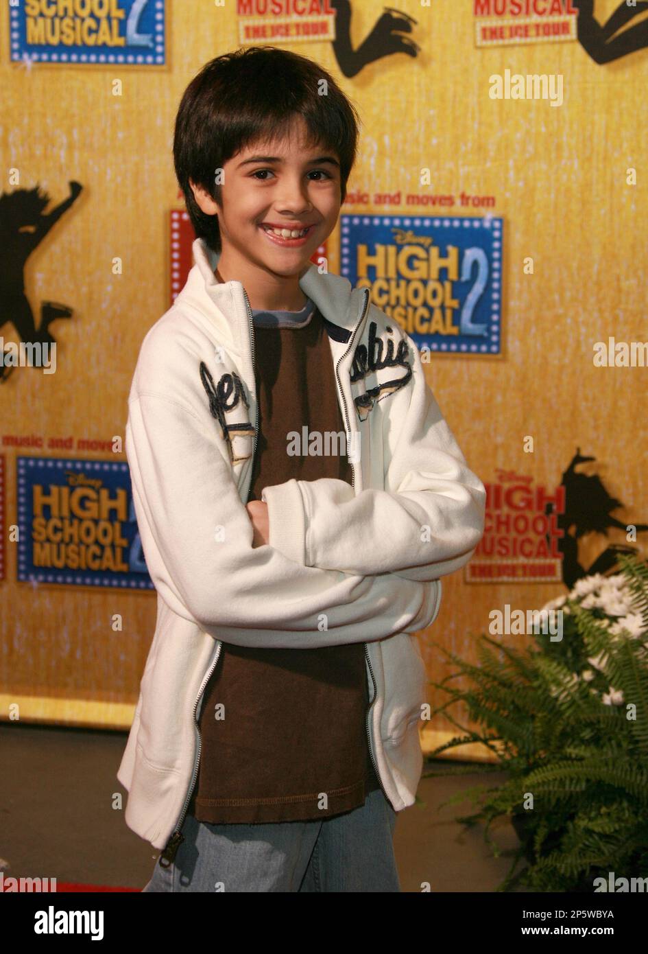 Allen Alvardoarrives at High School Musical: The Ice Tour at The ...