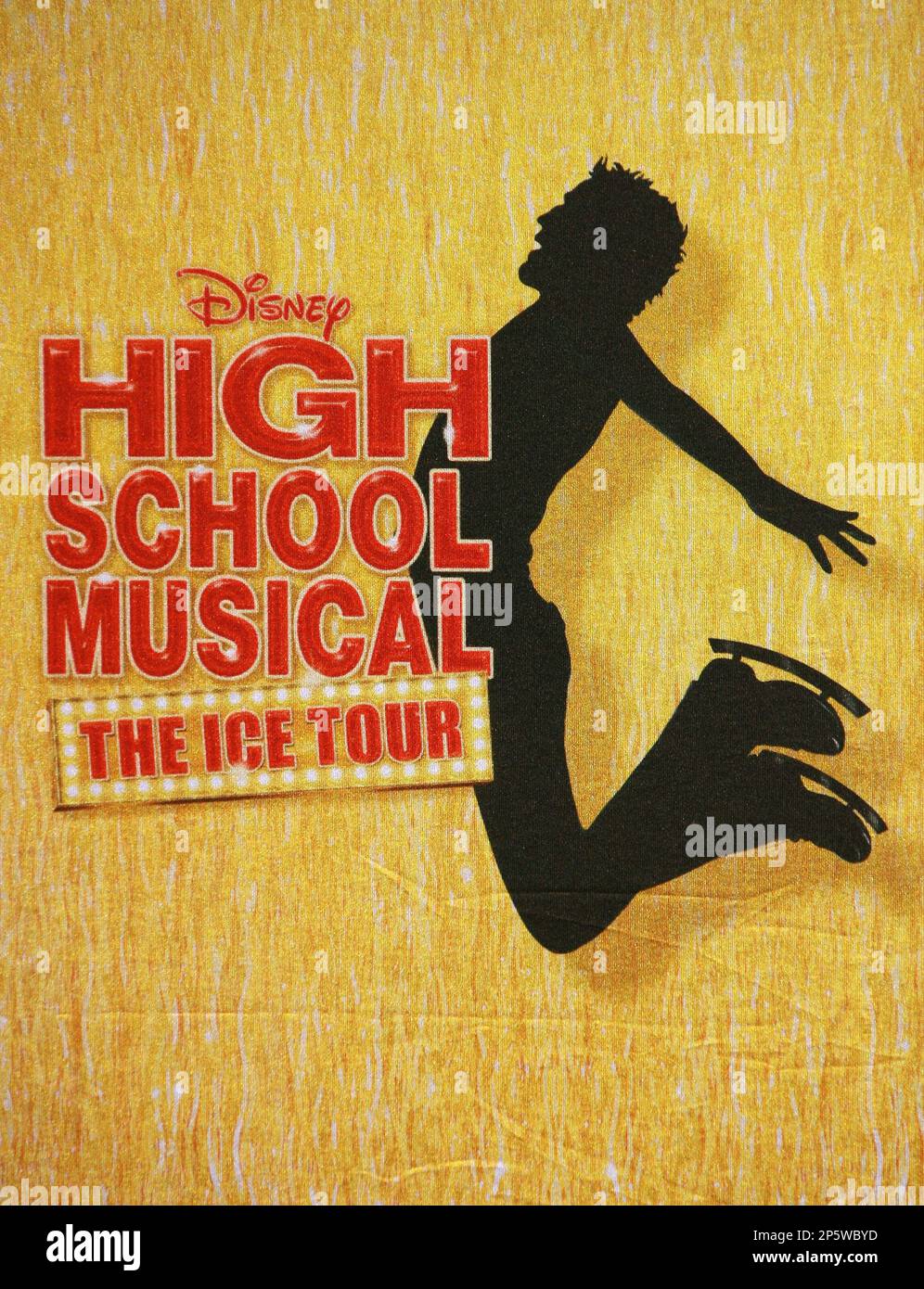 Detail view of signage at High School Musical: The Ice Tour at The ...