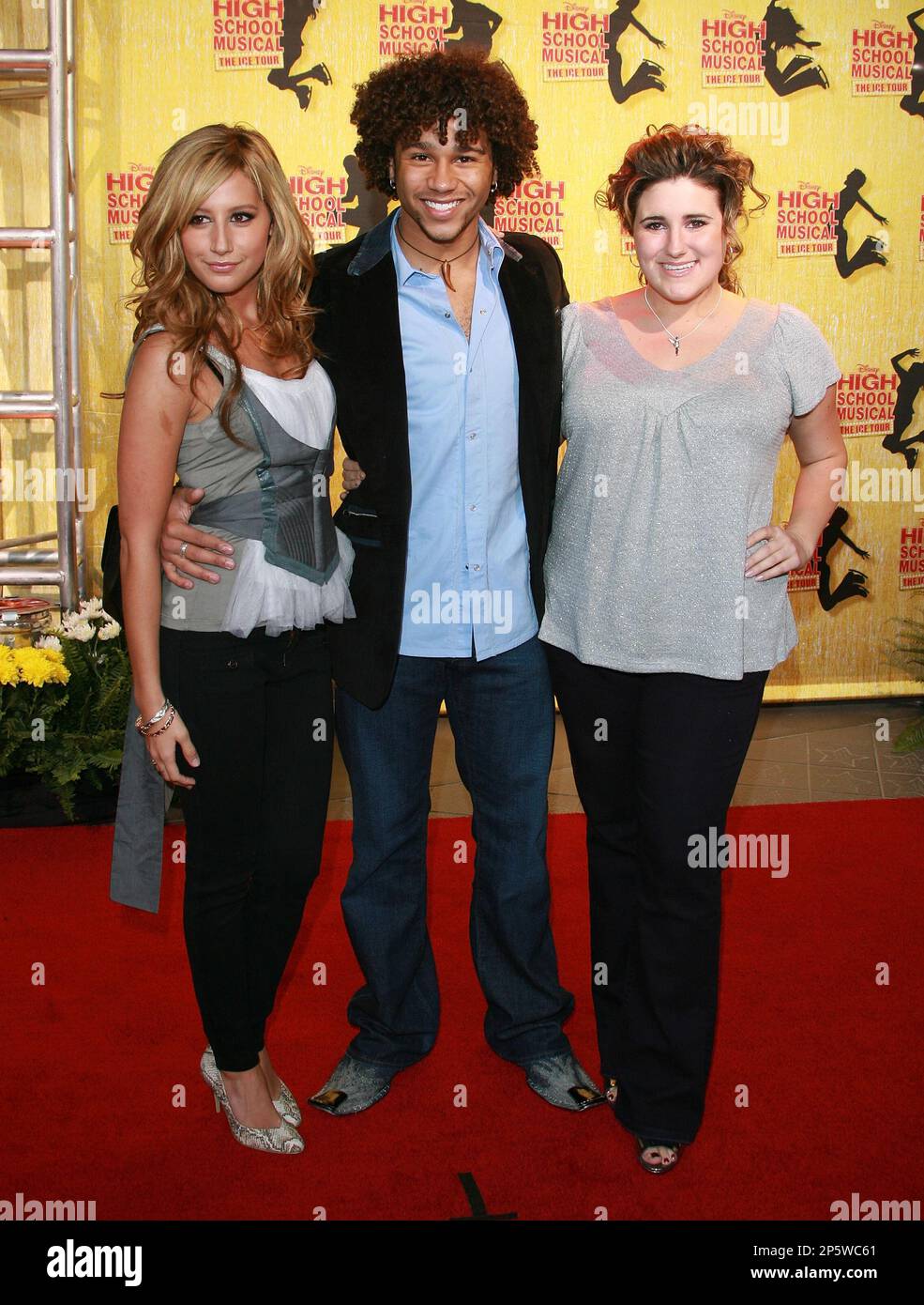 Singer/actress Ashley Tisdale, actor/singer Corbin Bleu and singer ...