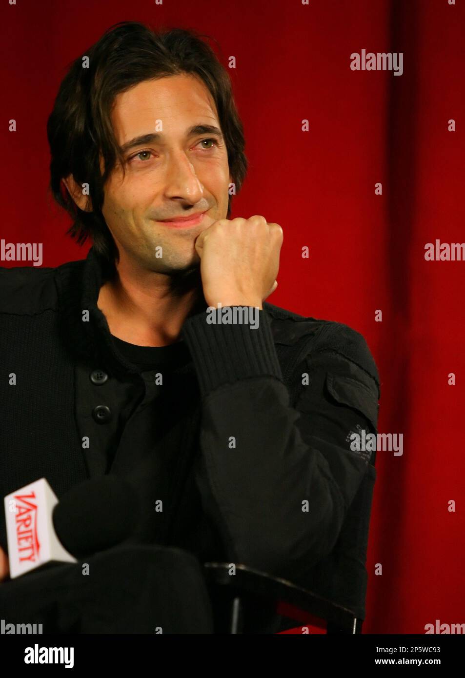HOLLYWOOD - OCTOBER 02: Actor Adrien Brody at the Variety Screening ...