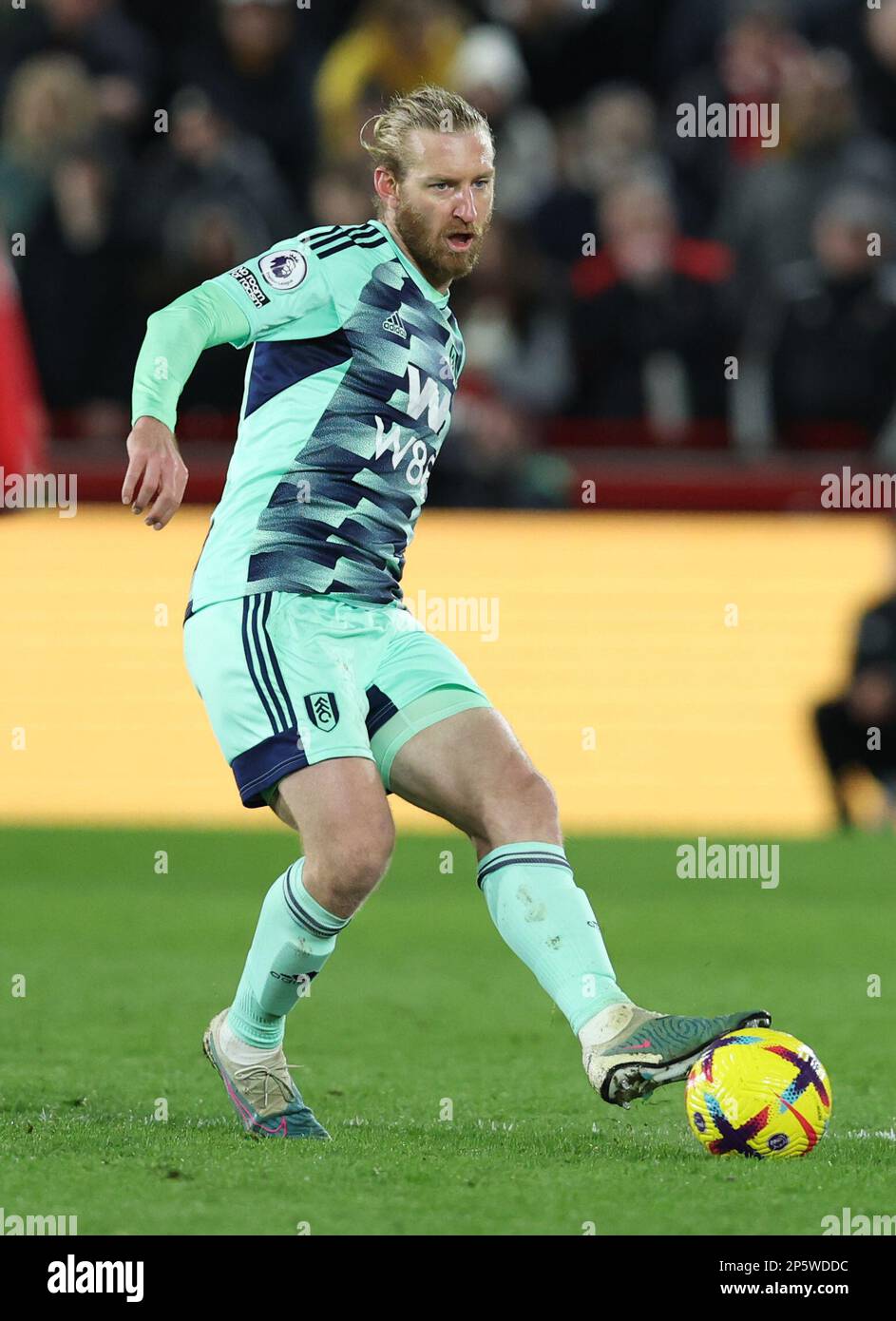 London, England, 6th March 2023. Tim Ream of Fulham during the Premier ...