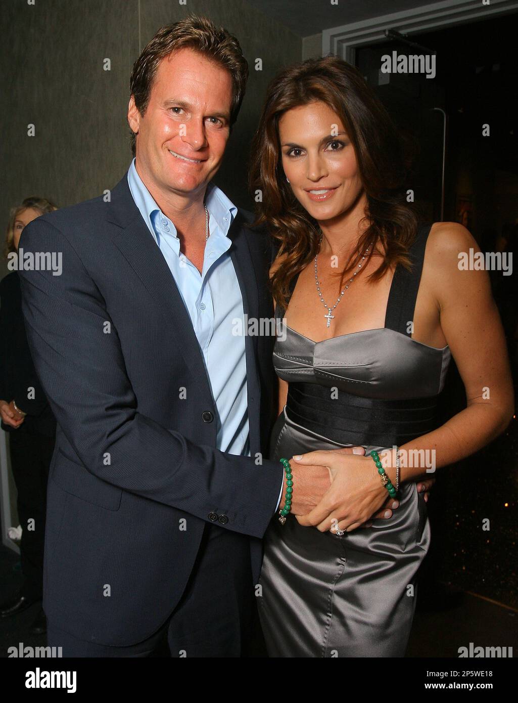 ***EXCLUSIVE*** Model Cindy Crawford and Rande Gerber inside at ...