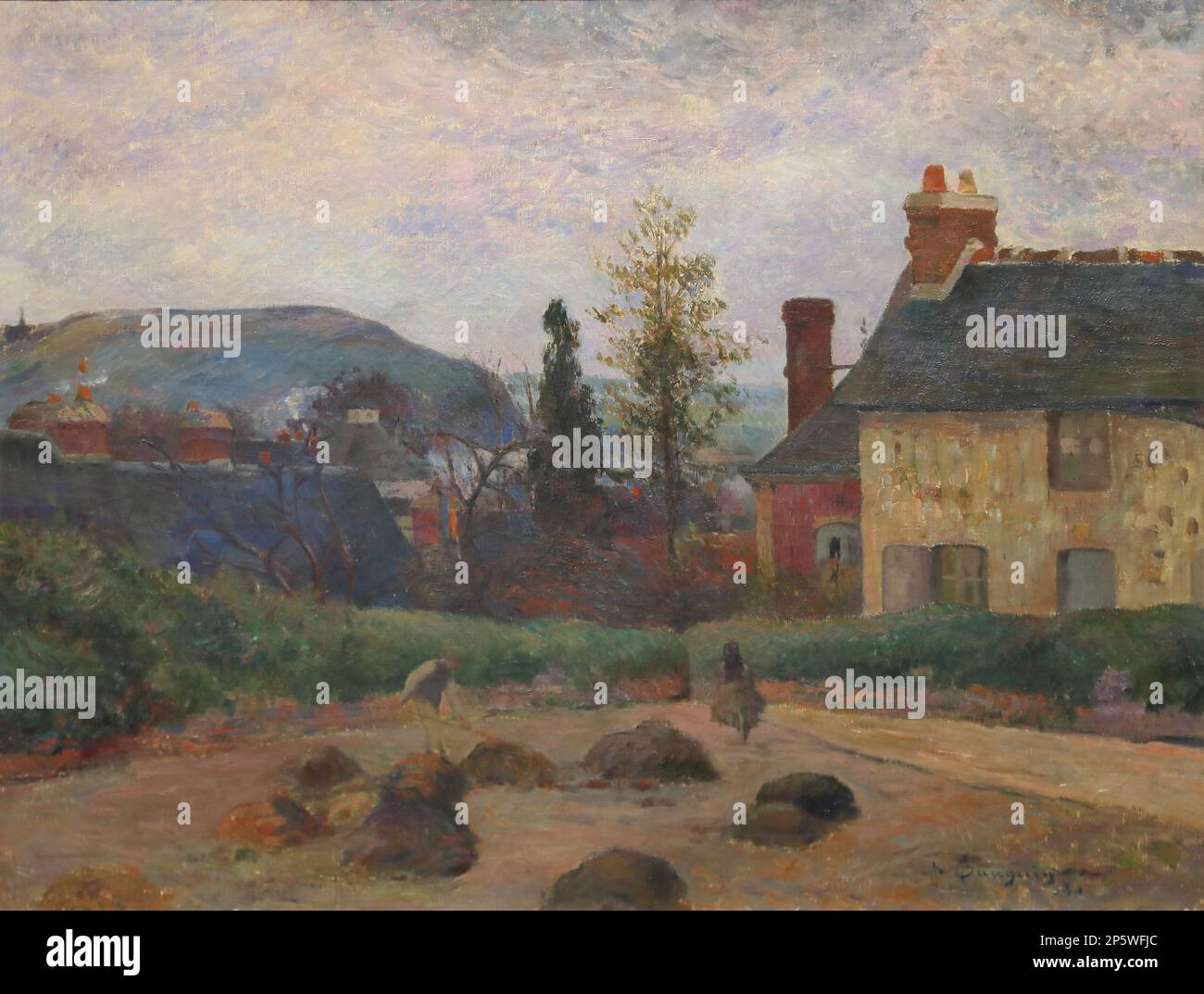 Das Ausbringen des Mists (Manuring) by French painter Paul Gauguin at ...