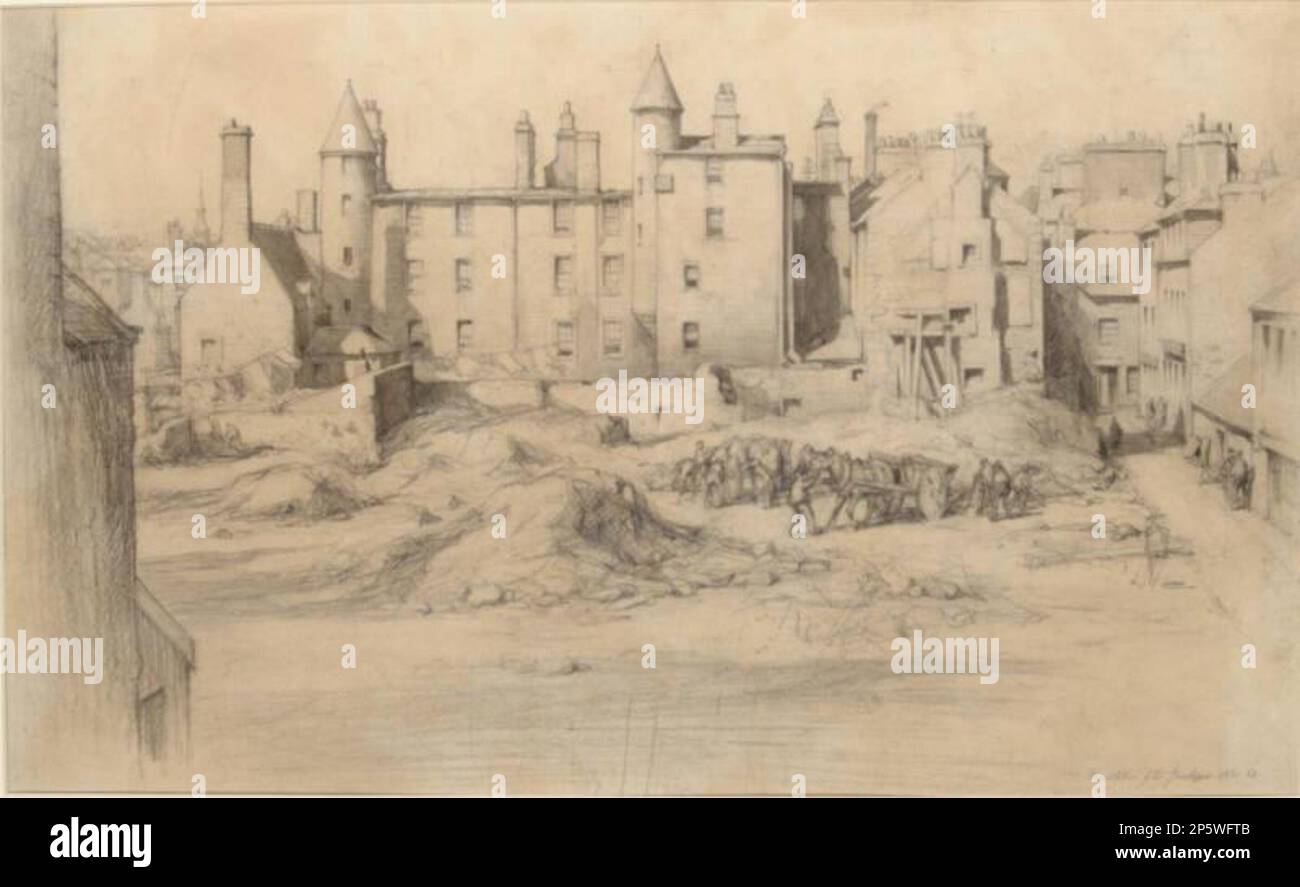 The Demolition of the Guestrow, William Smith (Aberdeen, Scotland, 1865 ...