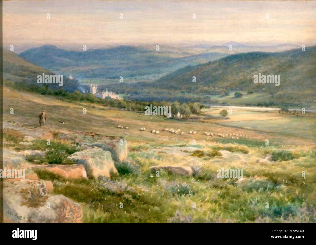Balmoral Castle, John Mitchell (Aberdeen, Scotland, 1837 - 1926) 1898 ...