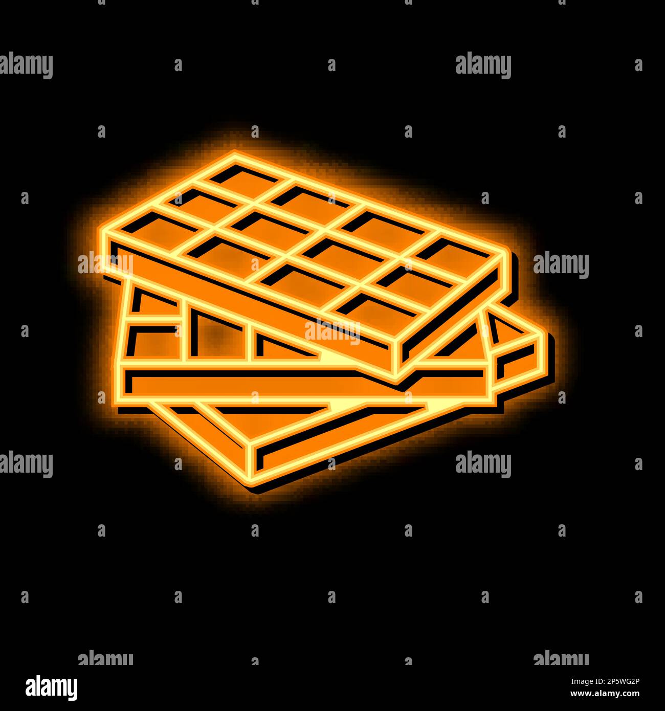 bar chocolate neon glow icon illustration Stock Vector Image & Art - Alamy