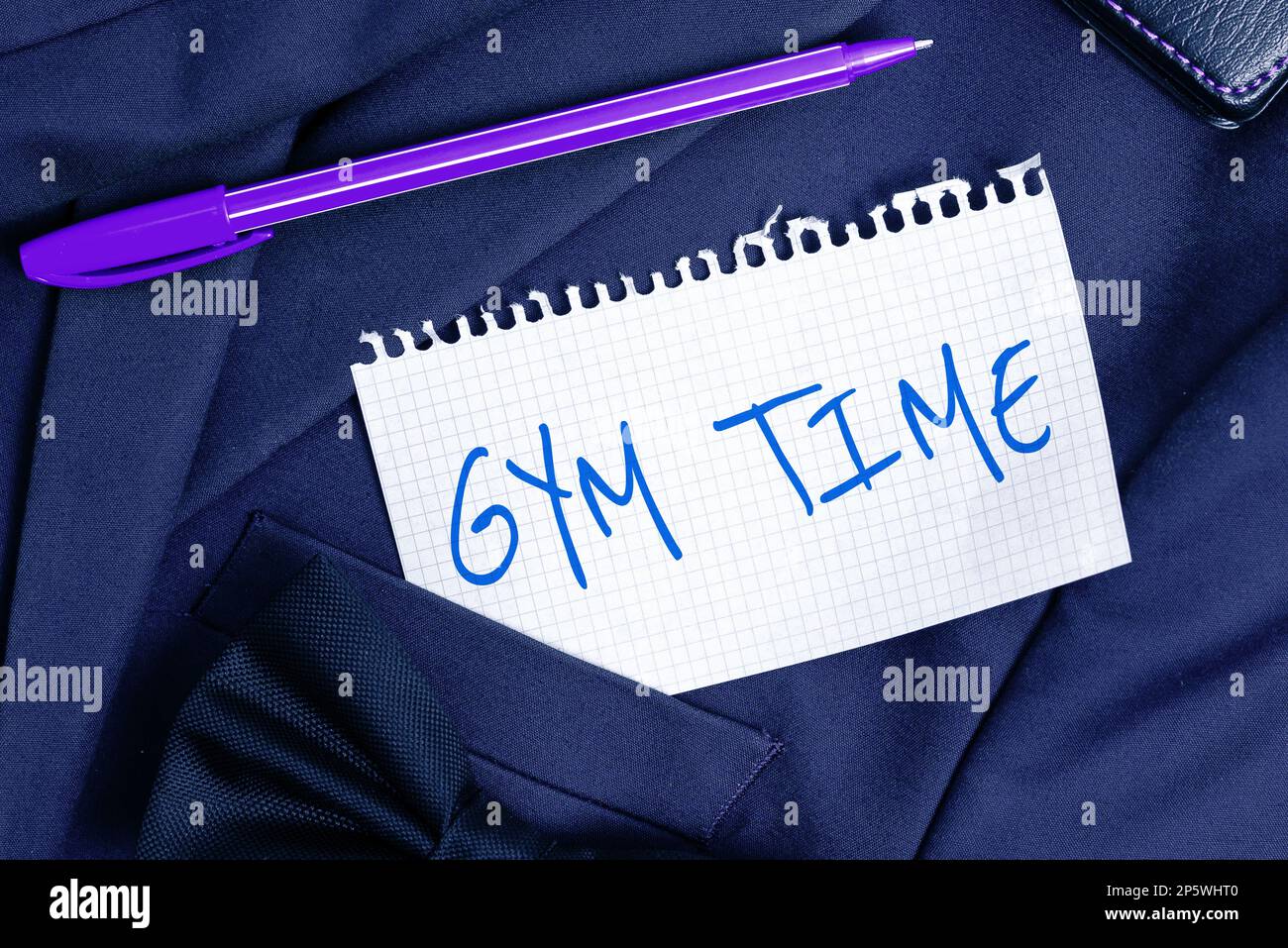 Hand writing sign Gym Time. Word Written on a motivation to start ...