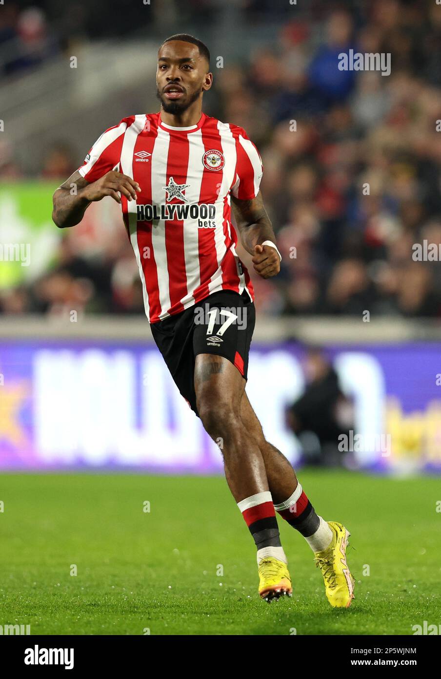 London, England, 6th March 2023. Ivan Toney of Brentford during the ...